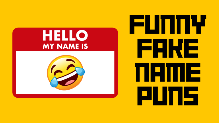 113 Funny Fake Name Puns for Pranks in 2026